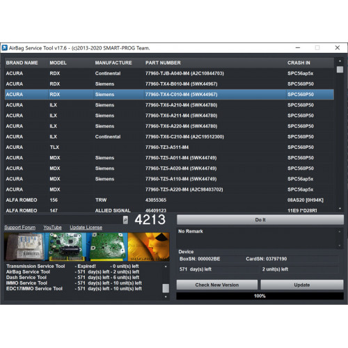 CARPROTOOL - AIRBAG SERVICE START PACK - CARPROTOOL BASIC + AIRBAG SRS SERVICE TOOL + SMARTOBD ...